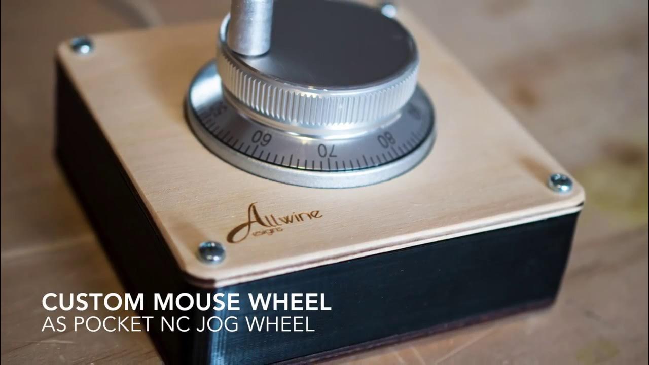 Custom Mouse Wheel As PocketNC Jog Wheel - YouTube