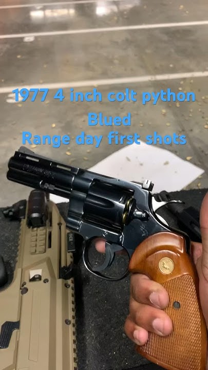 1977 colt python 4 inch blued first shots 🤷🏾‍♂️‼️ - YouTube
