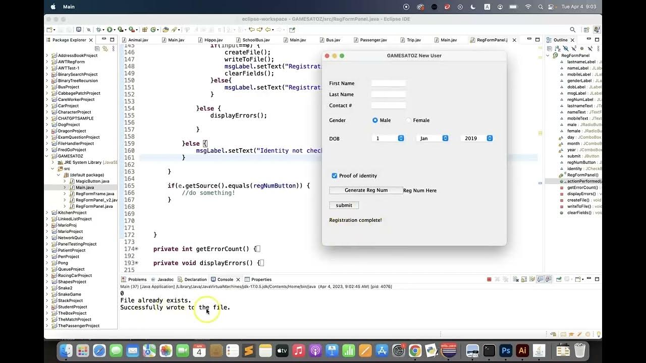 Multiple Action Listeners Java Awt Swing Youtube