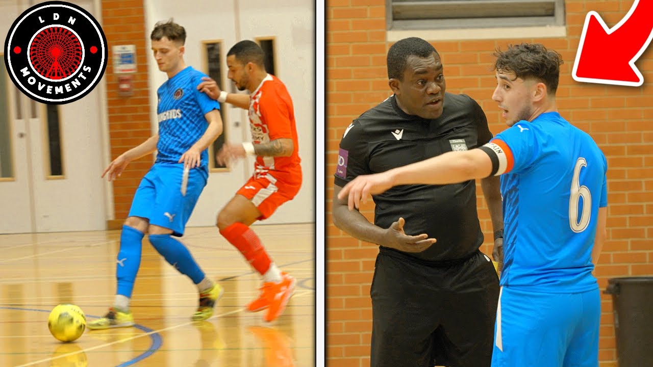 I Played in a PRO FUTSAL MATCH & We Got a RED CARD... (Football Skills ...