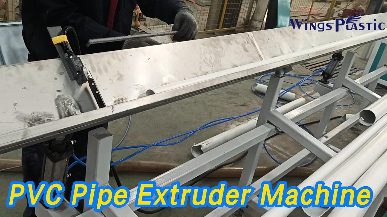 Conical PVC Pipe Extruder Machine 250kg/h Twin Screw Fully Automatic ...
