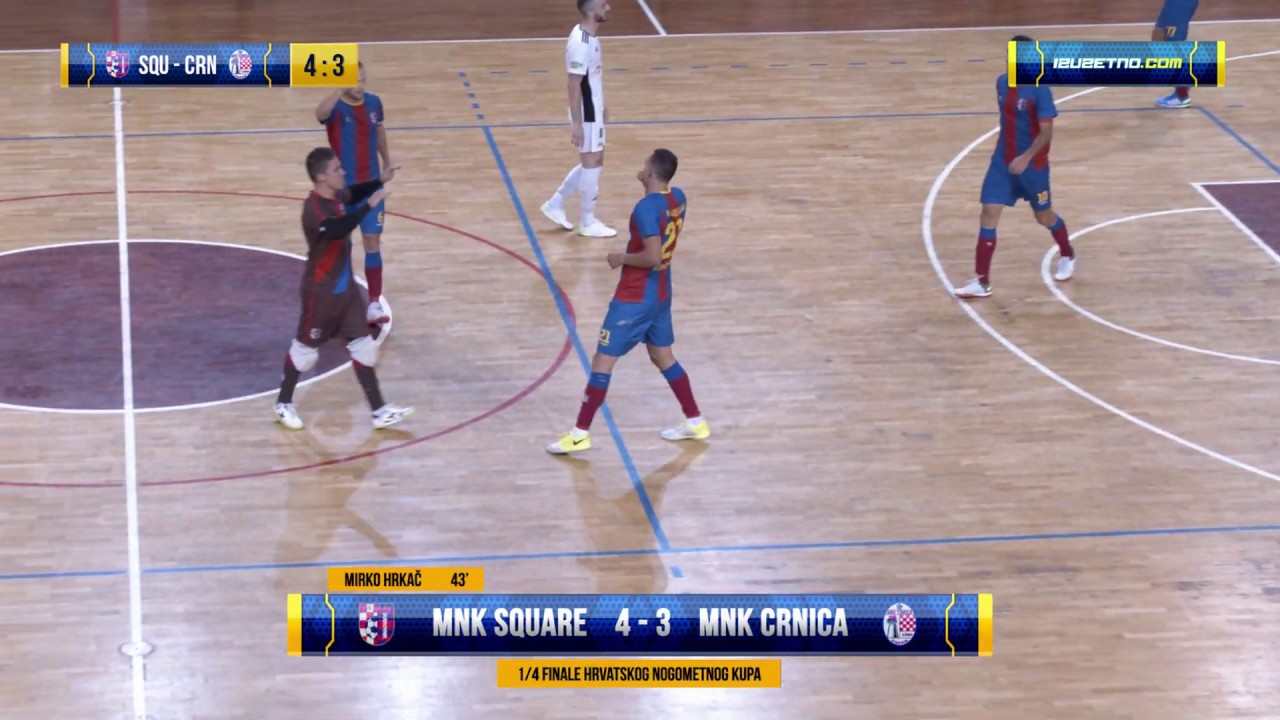MNK Square - MNK Crnica 7:3 (1/4 finale Prvenstva Hrvatske, 08.07.2020 ...