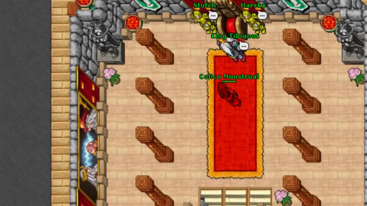 Tibia - Promotion from King Tibianus. - YouTube