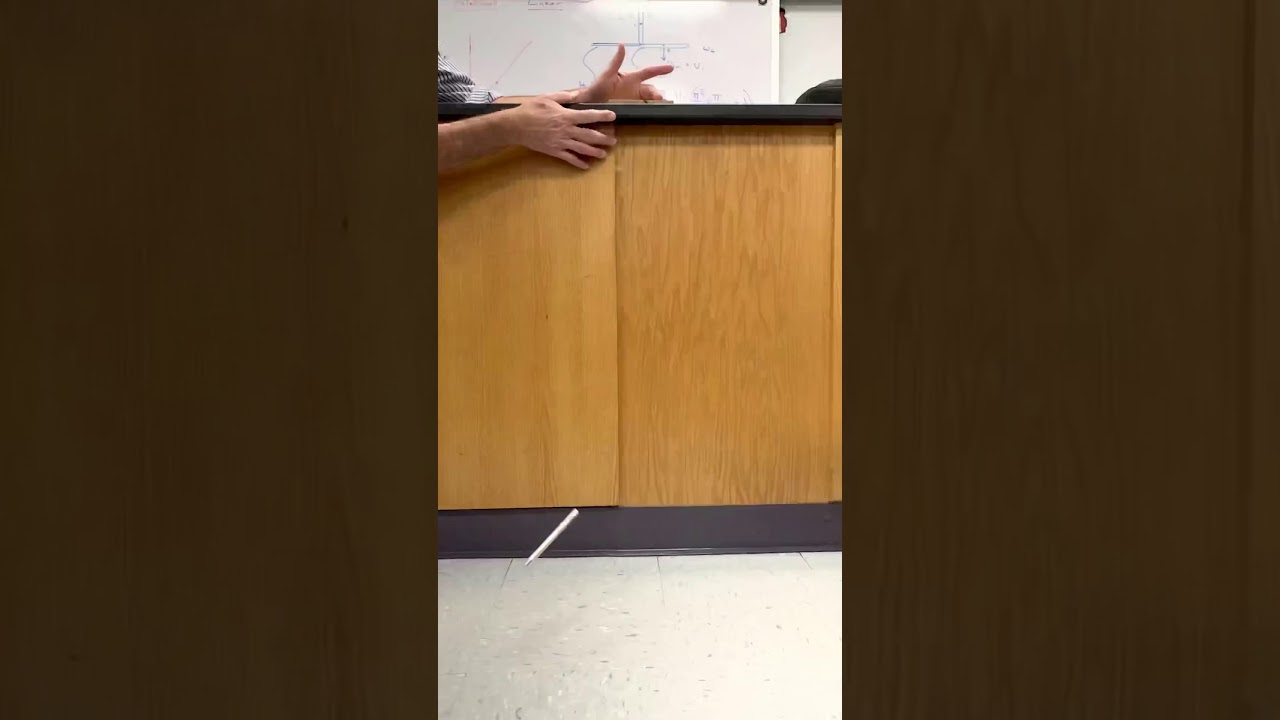 Slo-Mo of Falling Rod - YouTube