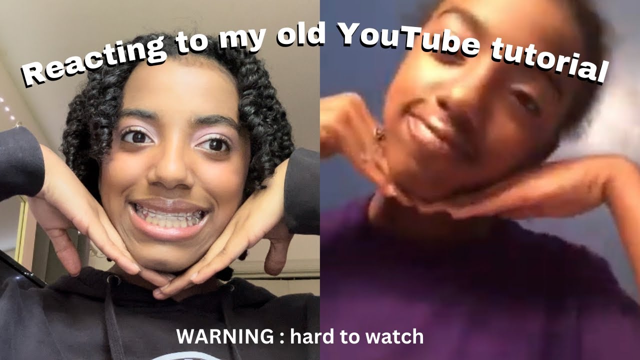 Reacting to my OLD YOUTUBE VIDEOS // watch out it’s bad - YouTube
