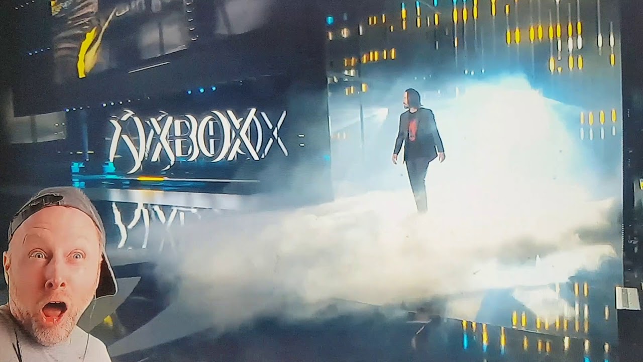 Limmy shocked to see Keanu Reeves at E3 - YouTube