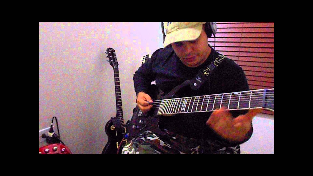 ESP guitars, ltd H 208 8 string guitar - YouTube