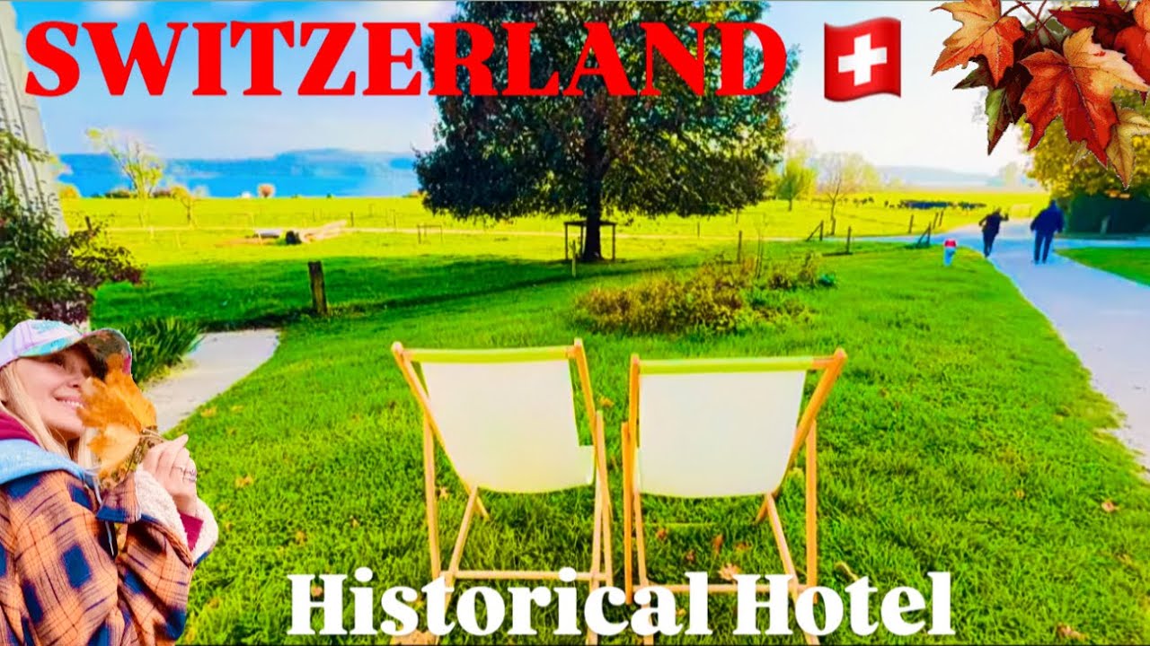 🇨🇭 SWITZERLAND Peaceful Countryside Walk | Old Abbey Hotel & Autumn ...
