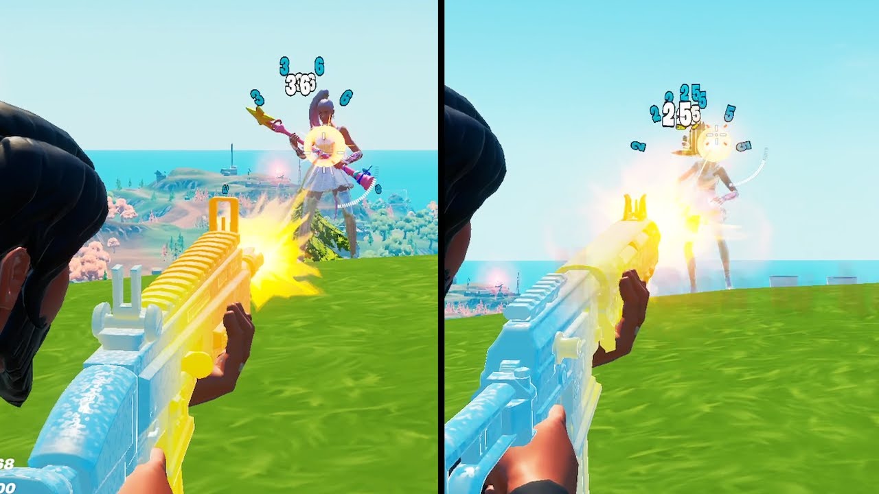 Gold Scar vs Gold Combat Assault Rifle 😱 - YouTube