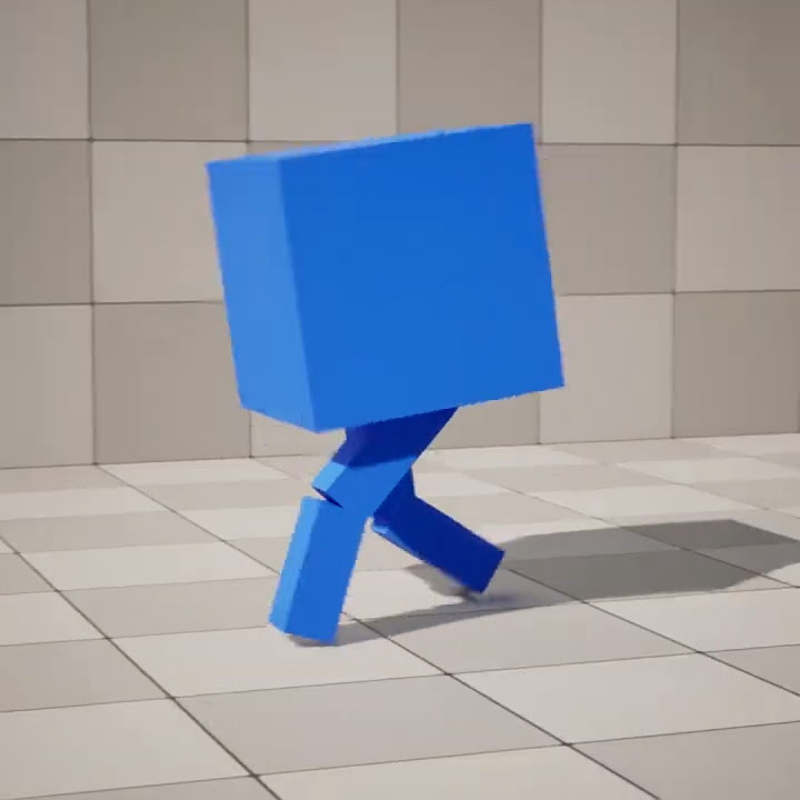 Procedural walking animation experiments in Unreal Engine 5 - YouTube