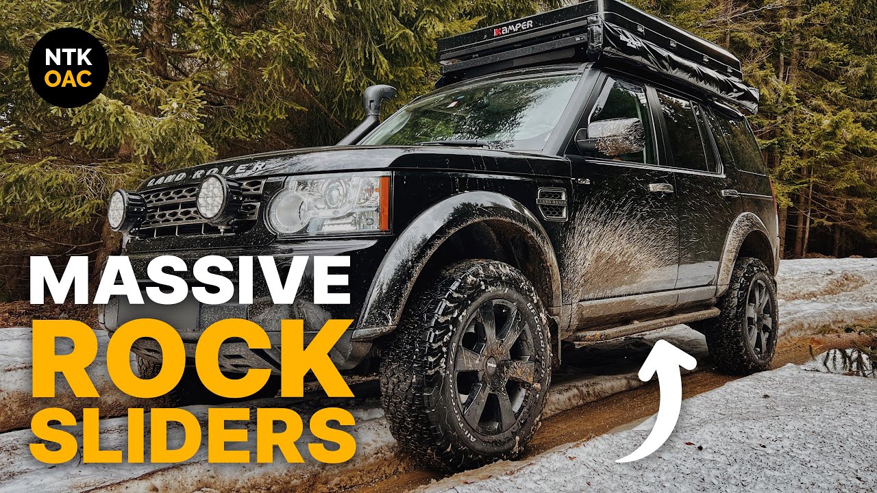LR4 Rock Sliders: The Best Upgrade for Your Overland Build - YouTube