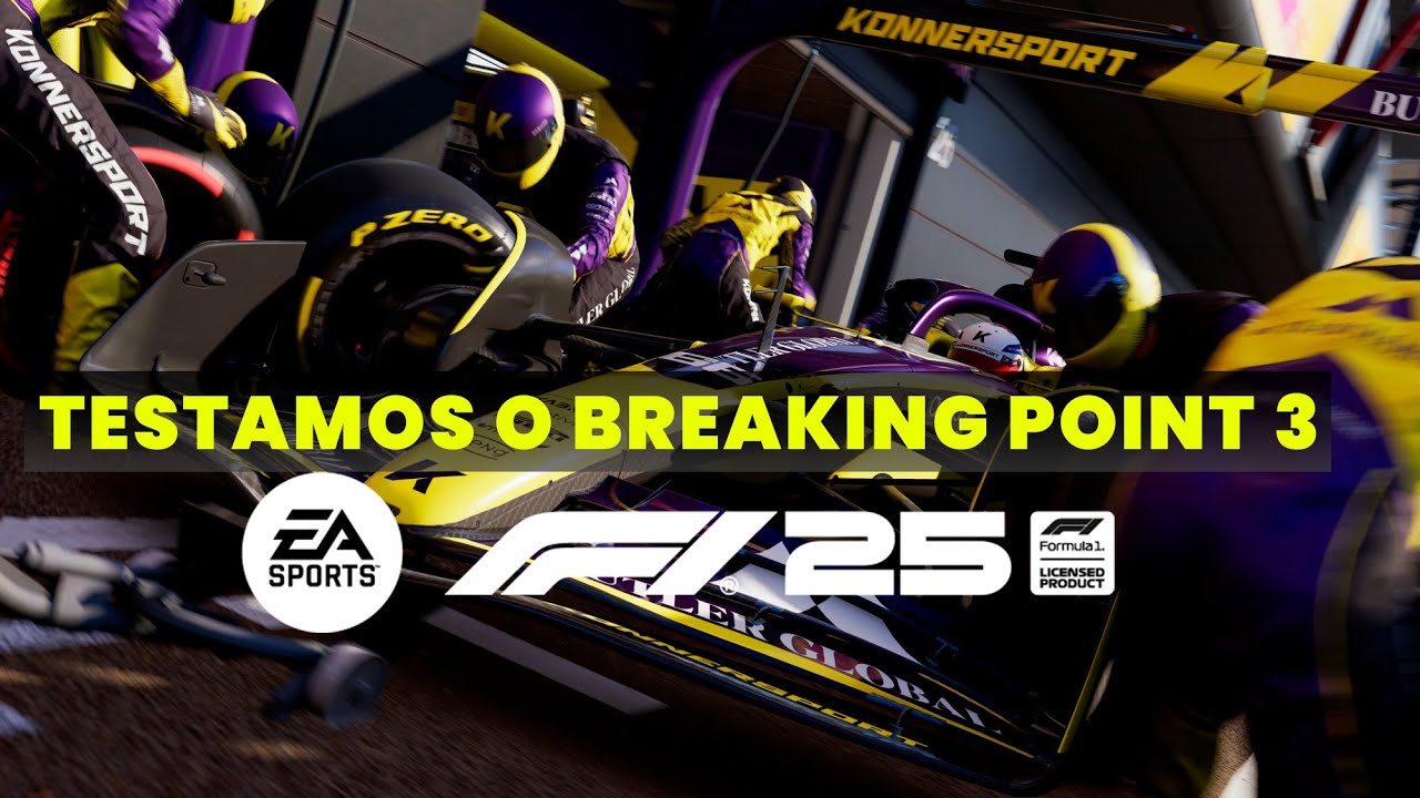 Testamos o Breaking Point 3 de F1 25: o melhor modo história da ...