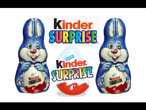 Kinder surprise Bunny. Kinder surpresa coelho. - YouTube
