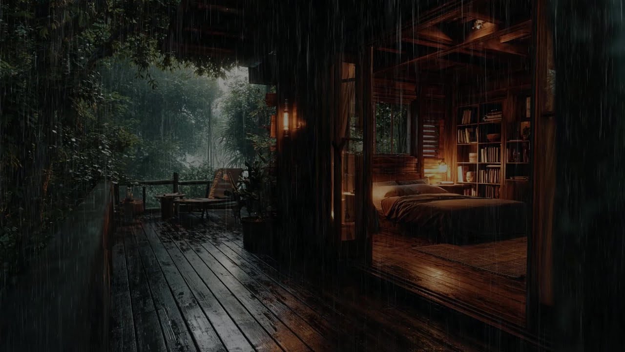 Peaceful Rain Night | Relax, Sleep & Heal Your Mind Naturally - YouTube