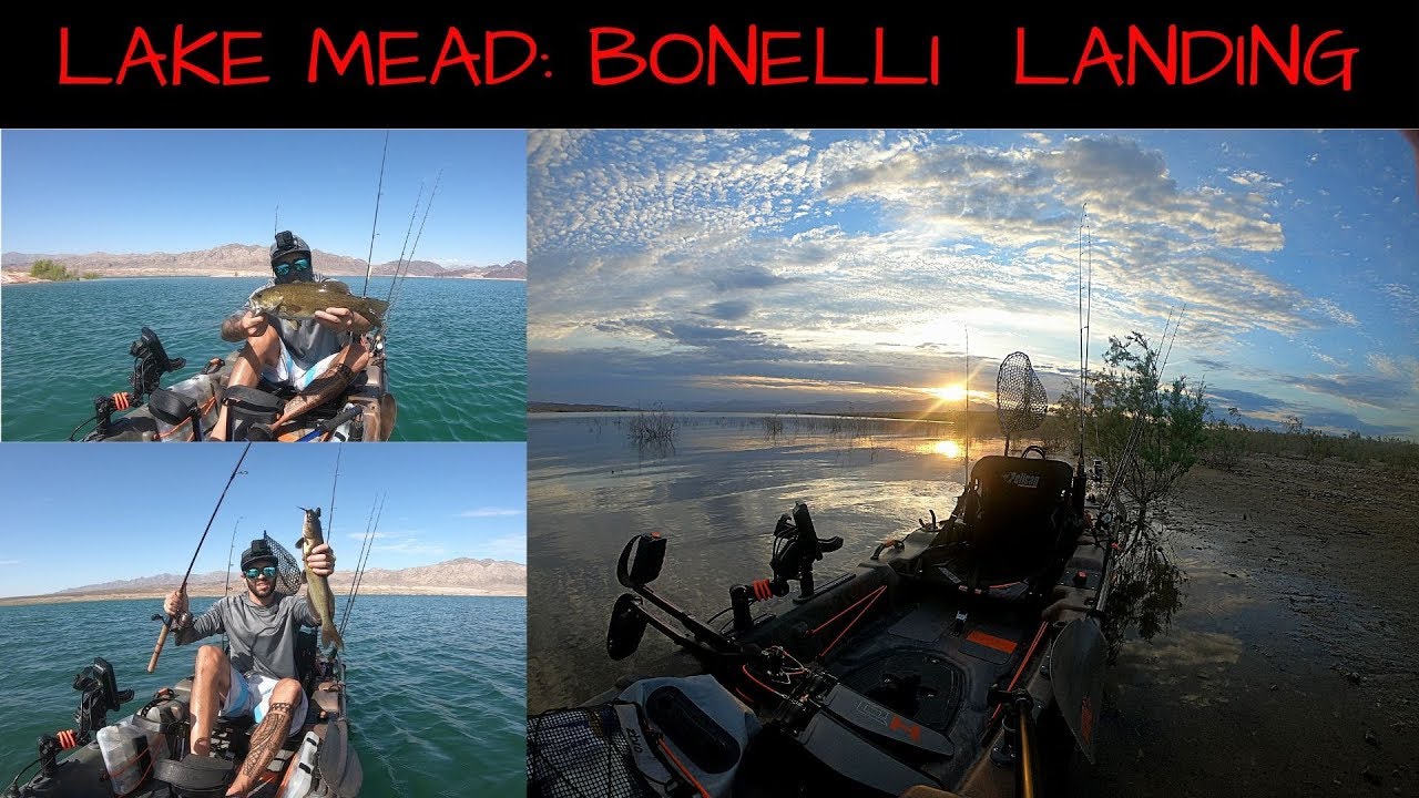 Kayak Fishing Lake Mead! Bonelli Landing Launch! - YouTube