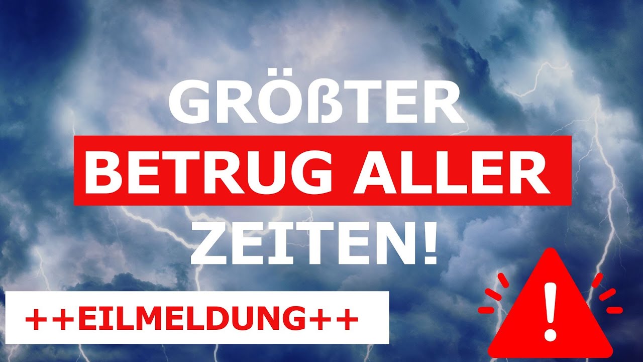 Es ist Betrug am VOLK! ALLES ist GELOGEN! Bevölkerung begreift immer ...