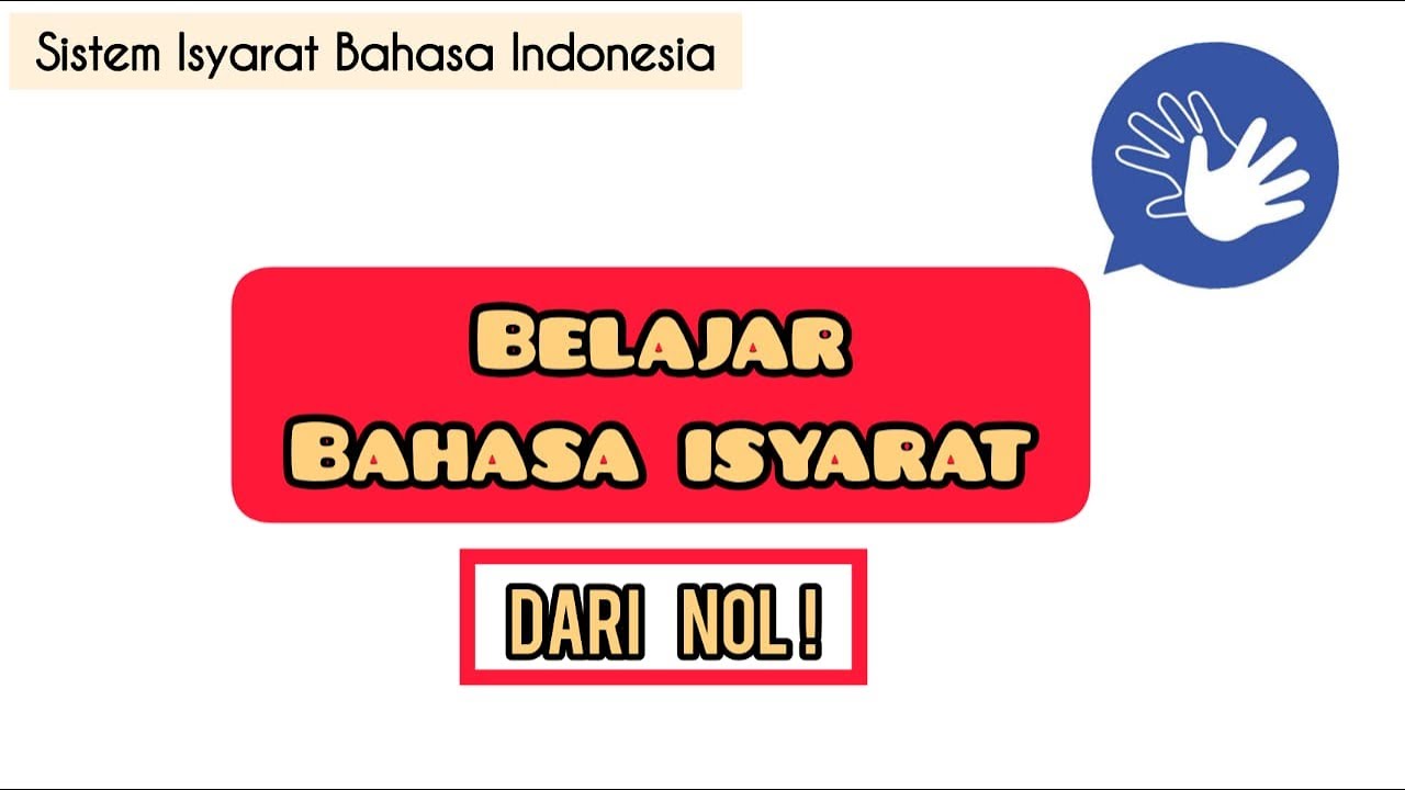 ABJAD JARI / ALFABET Bahasa Isyarat (SIBI) - YouTube