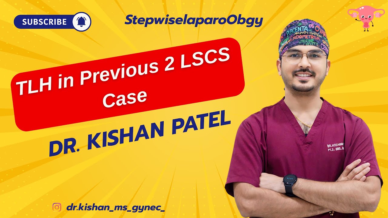 TLH in case of Previous 2 LSCS | lateral window technique of bladder ...