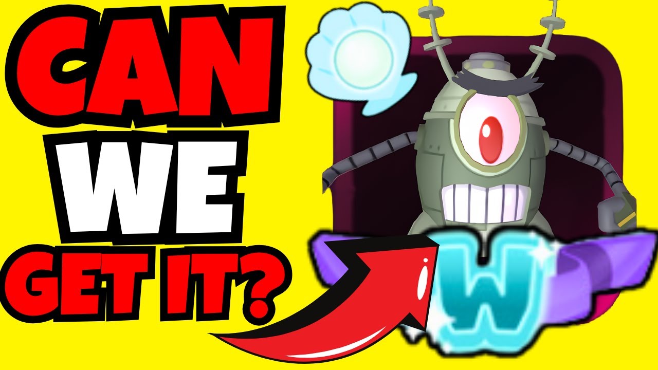 200,000 GEMS to get SHINY WUMBO CYBORG PLANKTON! UPDATE 6 SpongeBob ...