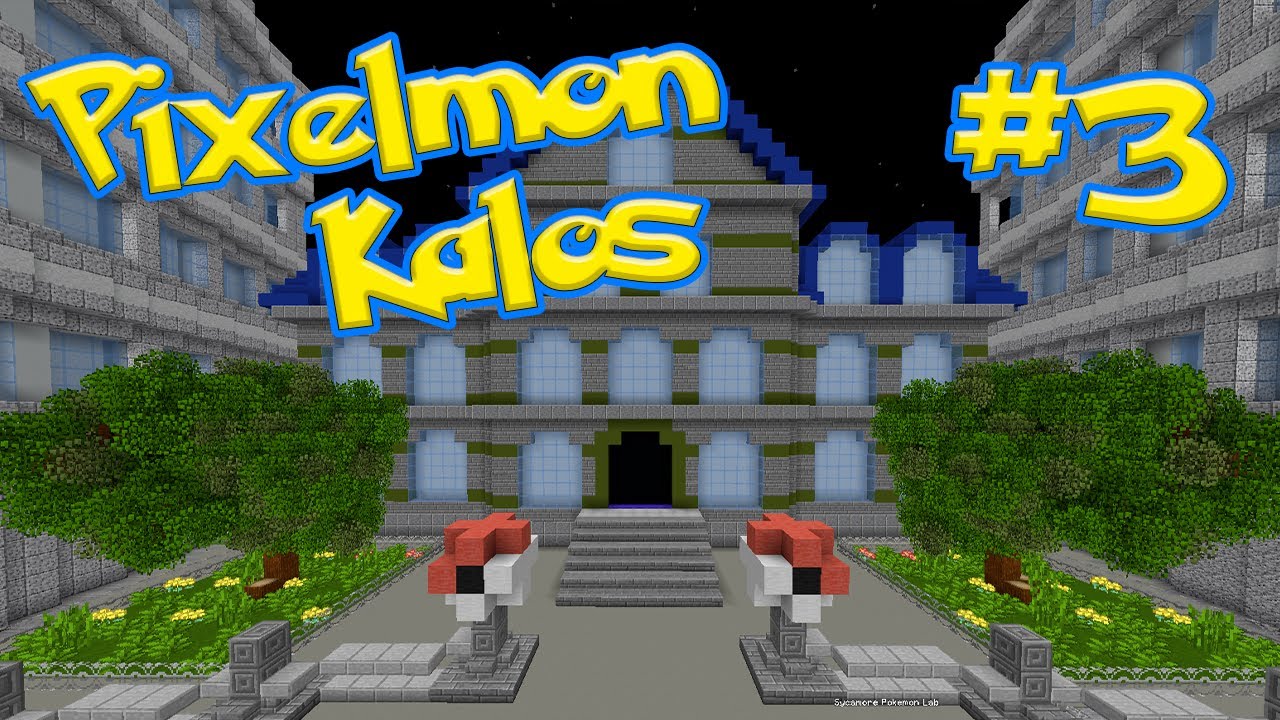 Lumiose City a další starteři!! | Pixelmon Kalos Adventure Map w ...