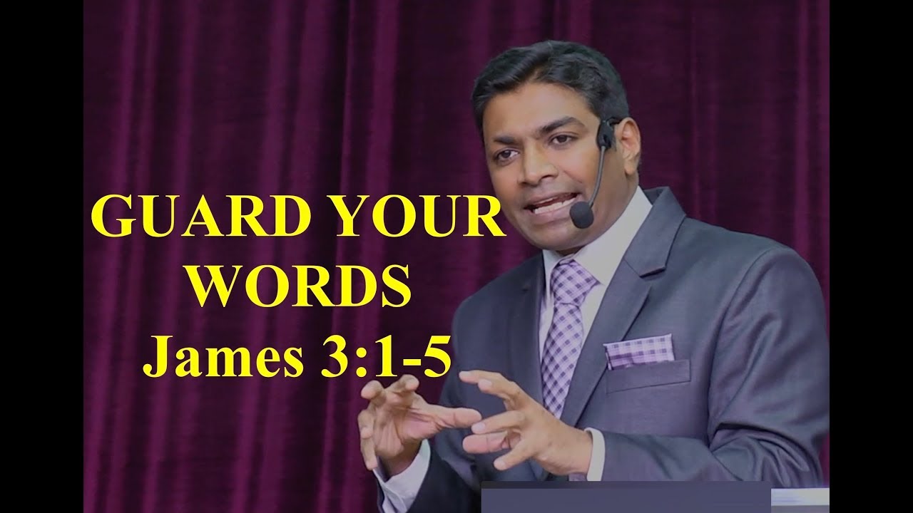 GUARD YOUR WORDS. James 3:1-5 - YouTube