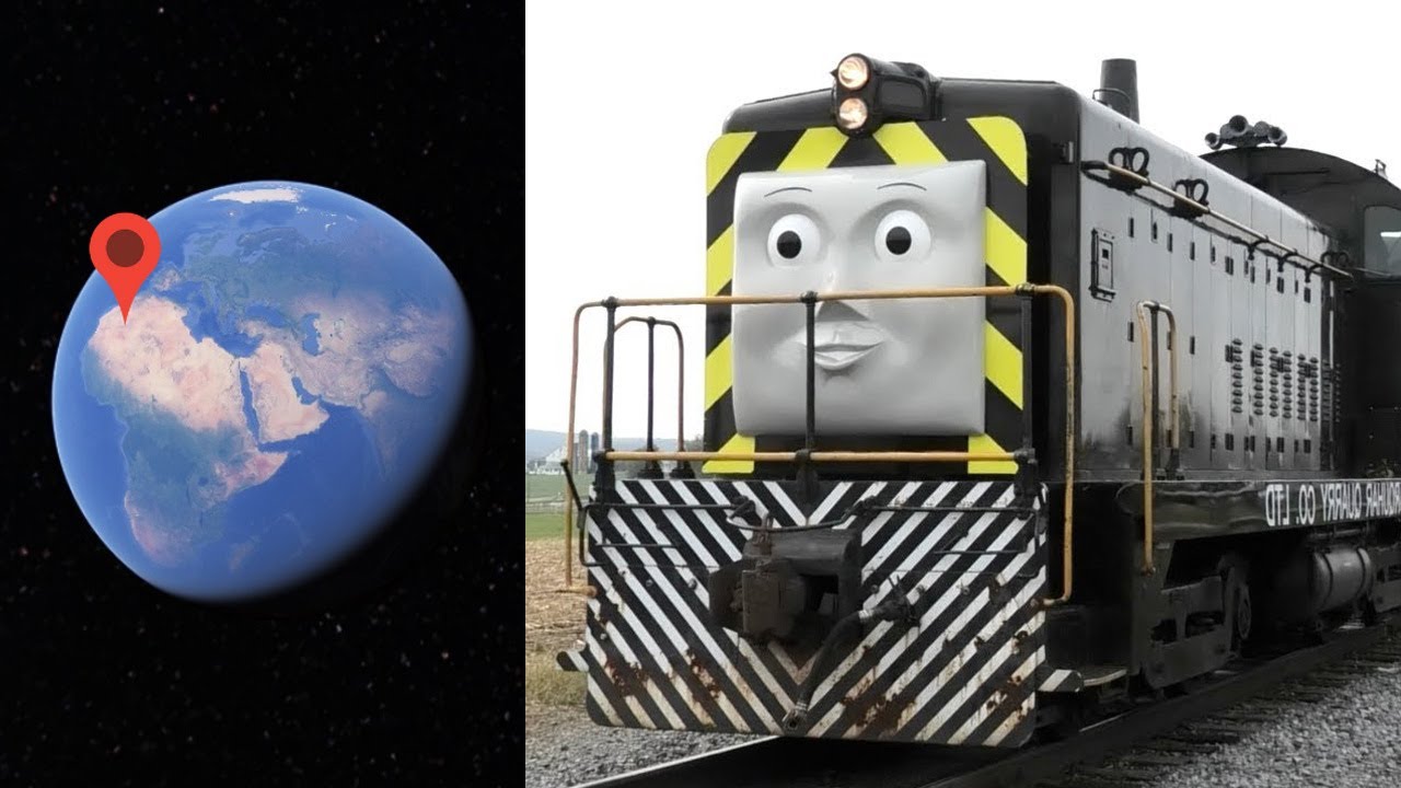 Mavis from Thomas & Friends Train on Google Earth - YouTube