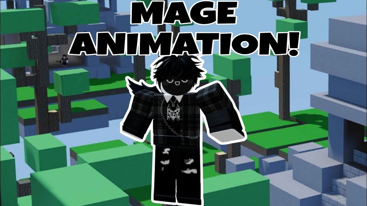 Trying Mage Animation on Roblox Bedwars! - YouTube