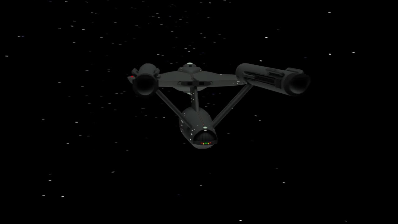 Warp Speed, Mr Scott! - Star Trek, U.S.S. Enterprise - Blender 3D - YouTube