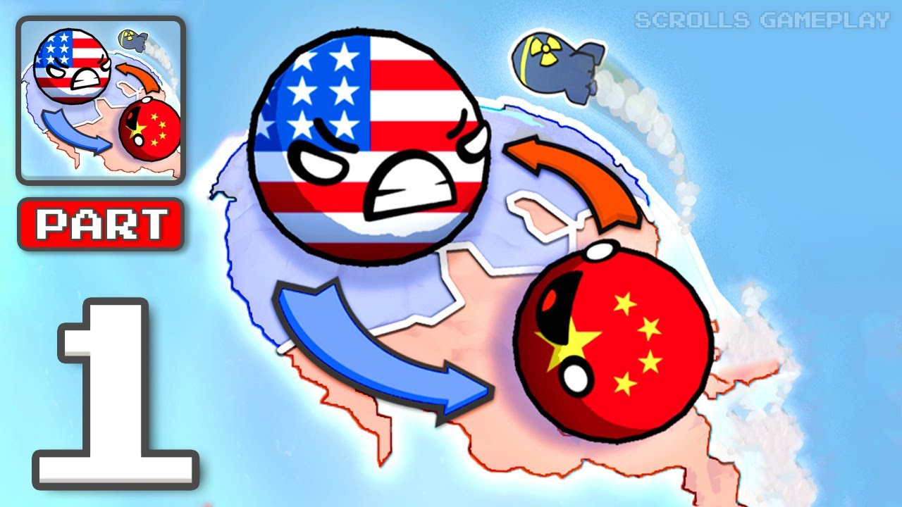 Country Balls - Gameplay Walkthrough Part 1 - Country Balls Battle for ...