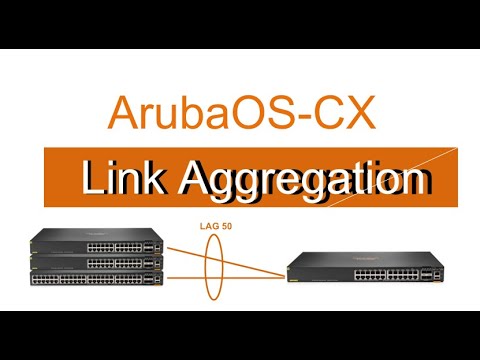 Switches ArubaOS-CX: Configurando LINK AGGREGATION - YouTube