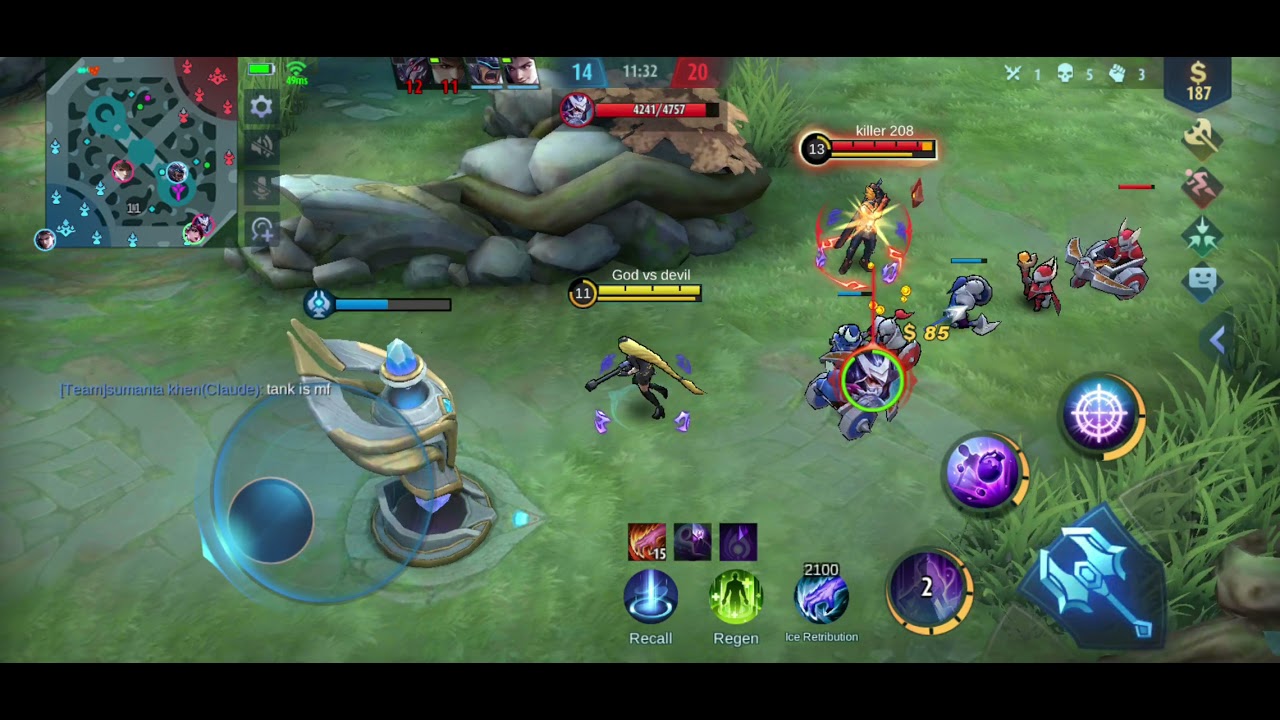 Mobilelegend#lesley#skin#General rosa#marksmen#classicmode# - YouTube