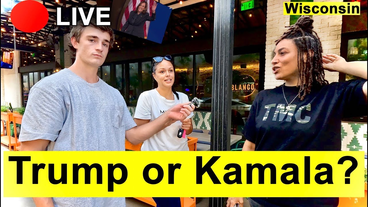 IRL Asking Swing State Voters who they are voting for | Wisconsin - YouTube