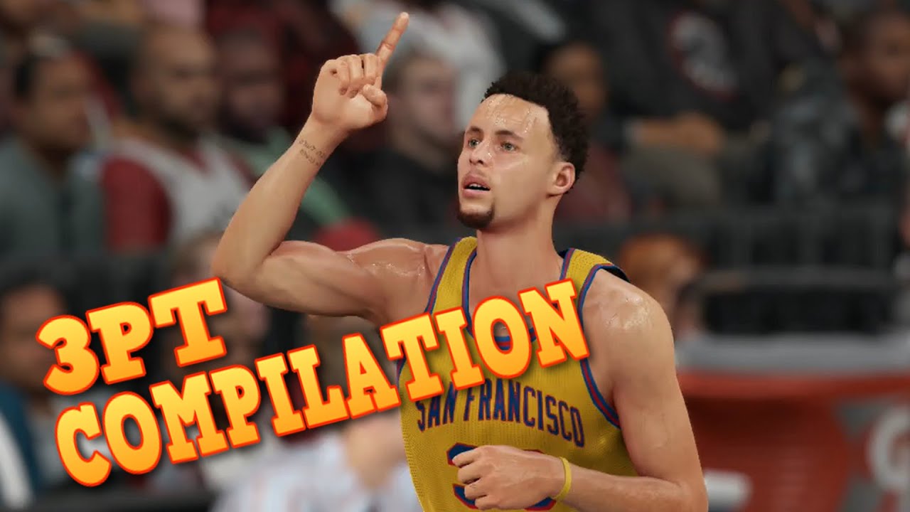 NBA 2K16 - EPIC Steph Curry 3 Point Compilation - YouTube