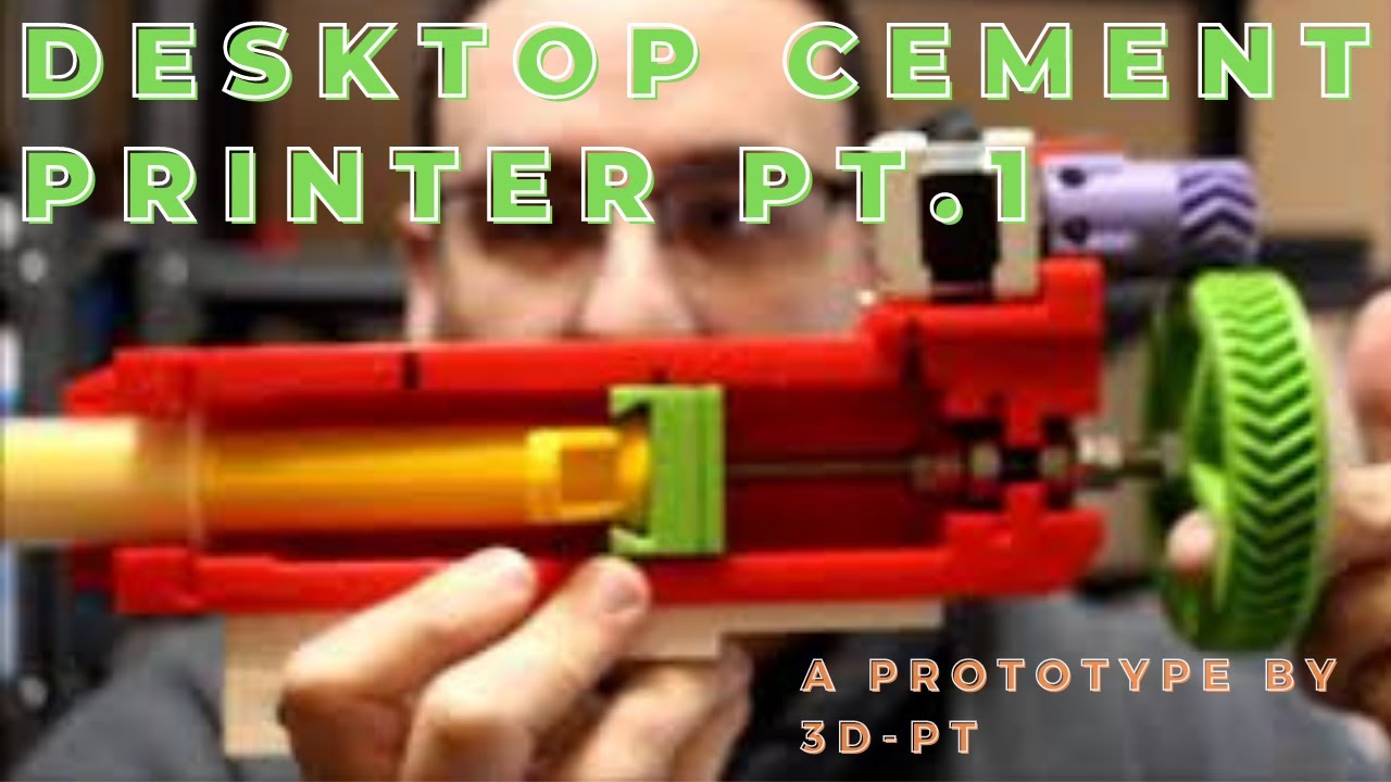 Desktop Cement Printing Pt. 1 - YouTube