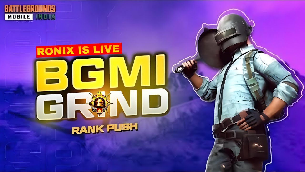 DUO TPP RANK PUSH DAY 4 | RONIX IS LIVE | BGMI NEW UPDATE 3.2 #iqooneo9pro #@RONIX IS LIVE - YouTube