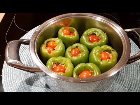 En kolay etli biber dolmasi nasıl yapilir? Sevinç‘in Mutfağı 🧿