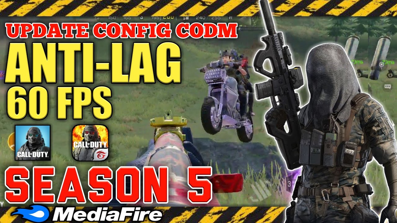FIX LAG COD MOBILE SEASON 5 | REDUCE LAG 60 FPS SMOOTHLY | FAST AIM ...