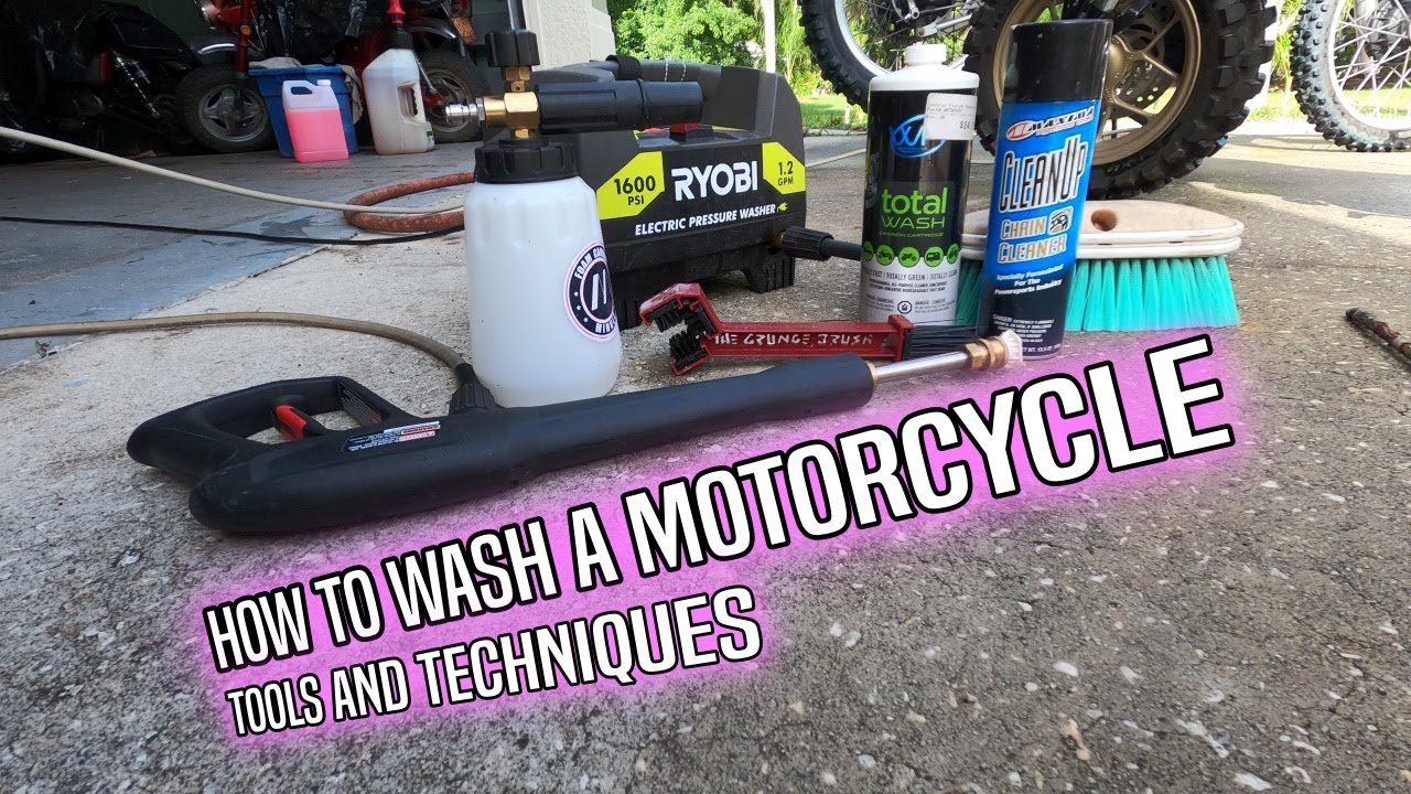 How to Wash Motorcycles the EASY WAY! - YouTube