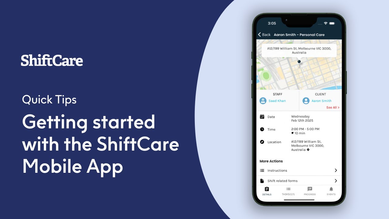Getting Started with the ShiftCare Mobile App - YouTube