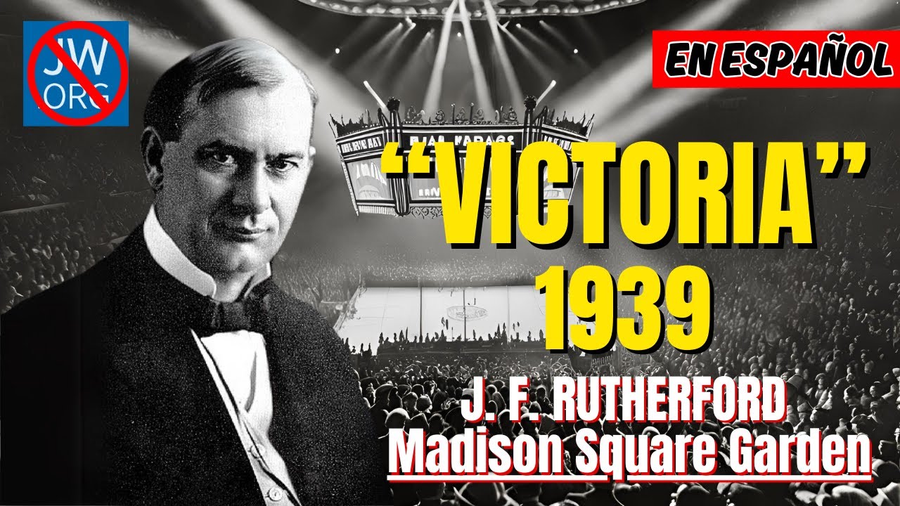 Joseph Franklin Rutherford "VICTORIA" 1939 Madison Square Garden # ...
