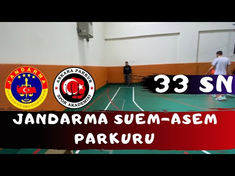 33 SANİYE JANDARMA SUEM-ASEM PARKURU ANKARA PARKUR