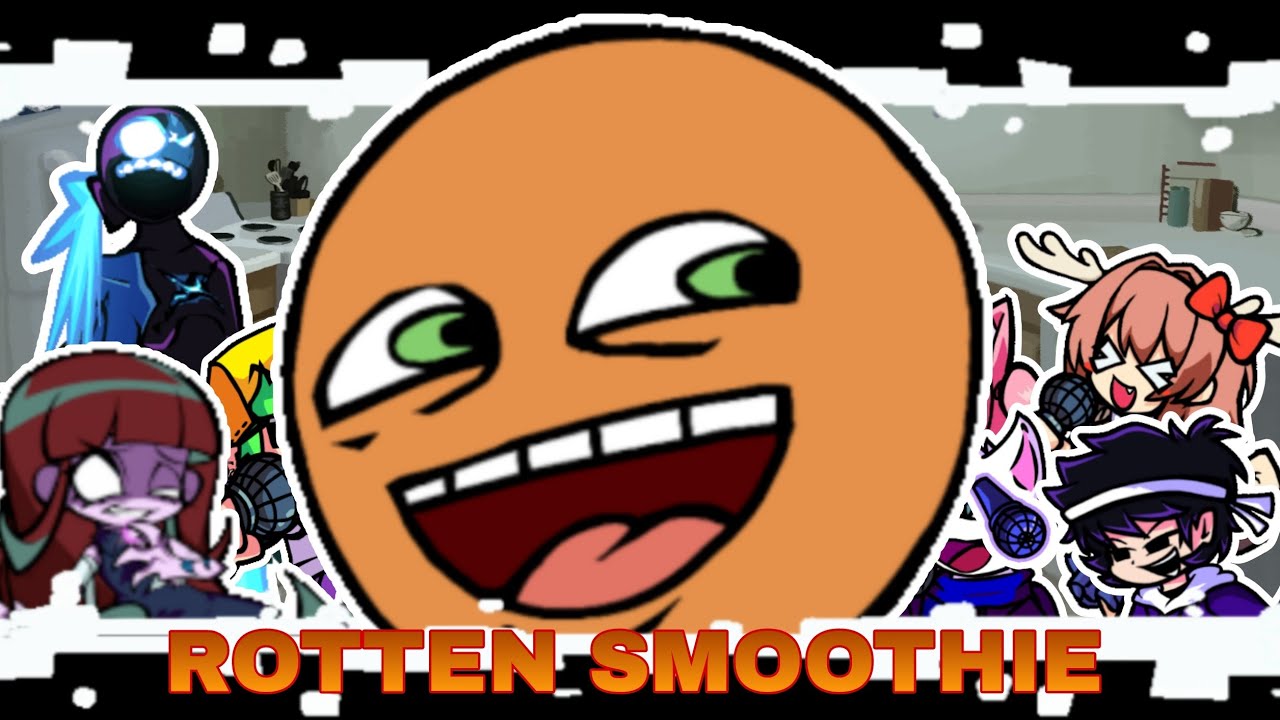 Rotten Smoothie But Everyone Sings It 🐺 (FNF AMAZING GRACE: ROTTEN ...