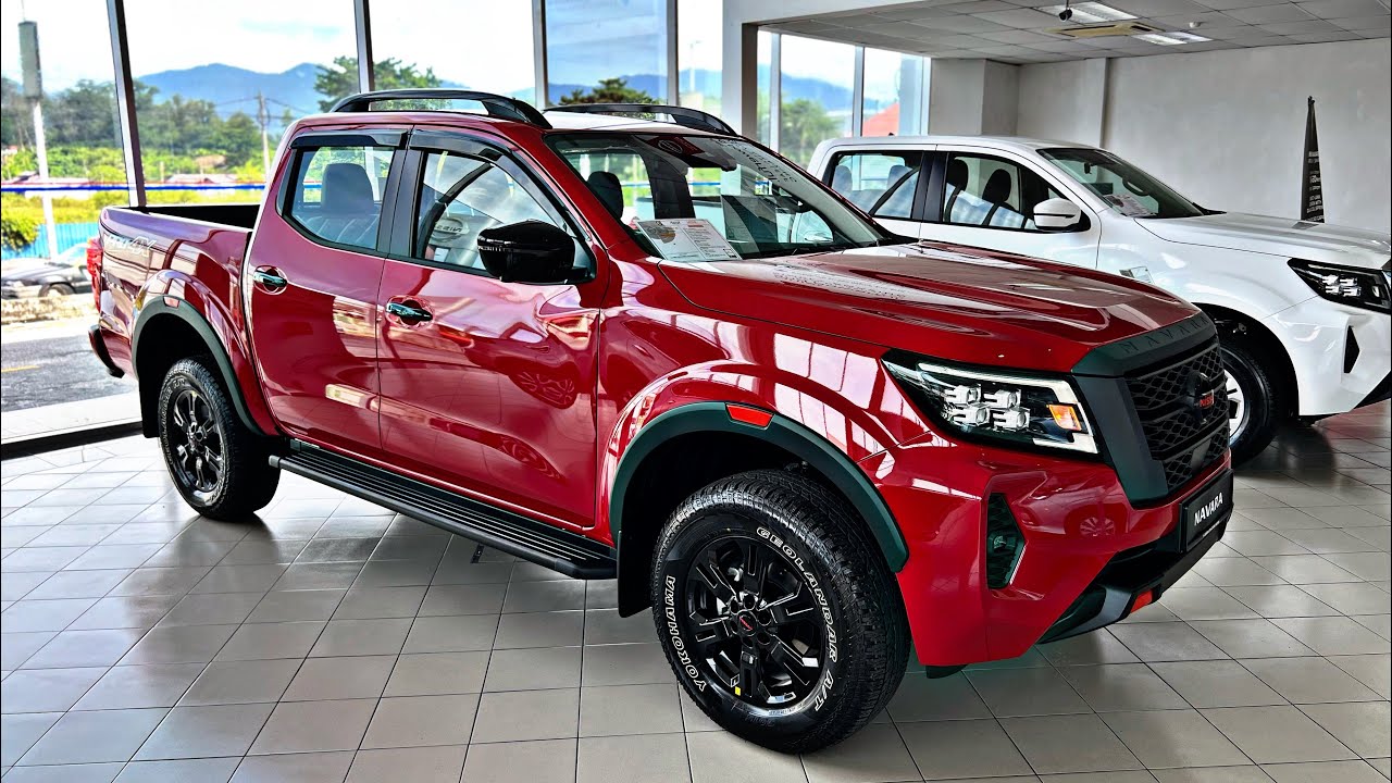 All New Nissan Navara Pro4 X 2023 Burning Red Exterior And Interior all-new-nissan-navara-pro4-x-2023-burning-red-exterior-and-interior
