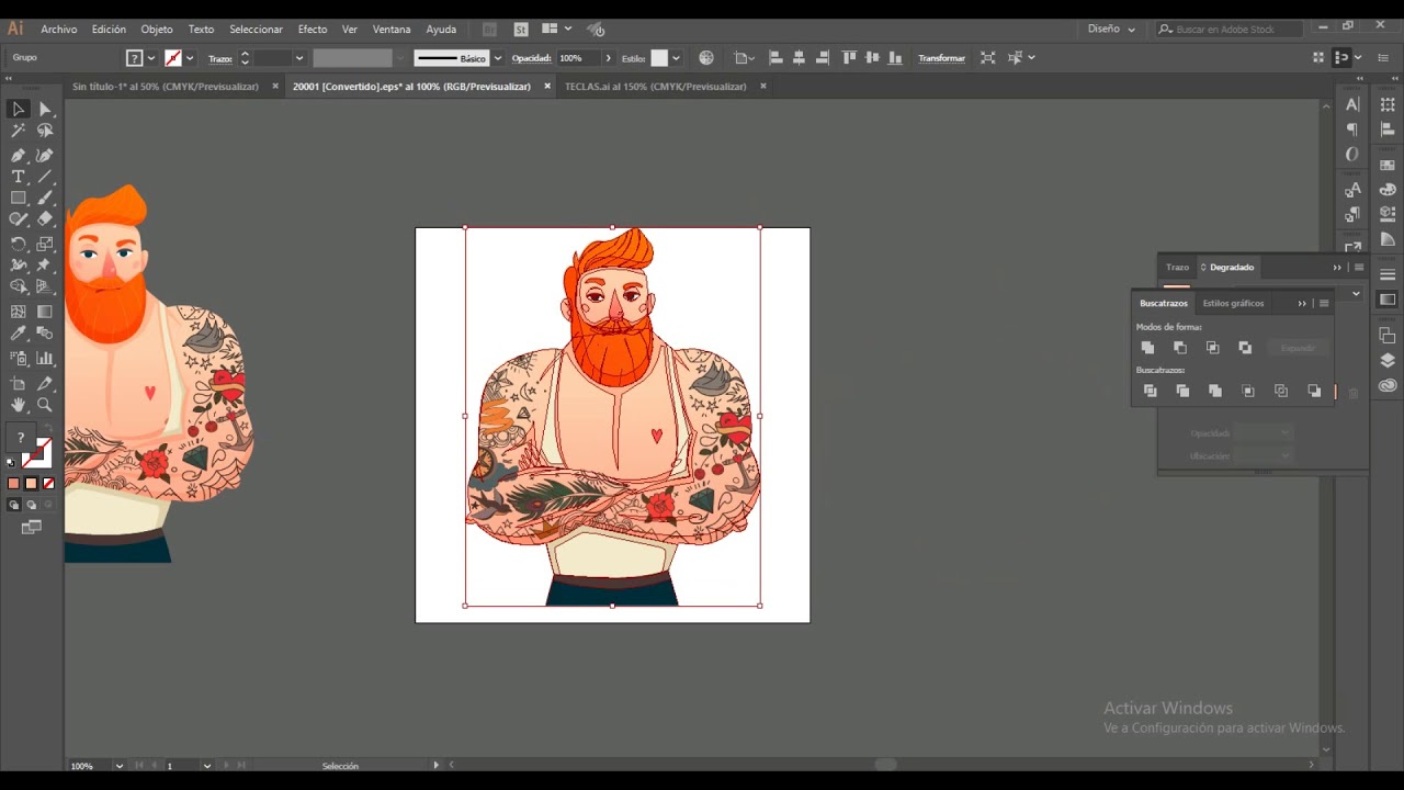 Convertir vector en imagen JPEG , illustrator - YouTube