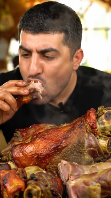 Woman roasted whole camel in tandoor | Camel meat recipe | Azerbaijan ...