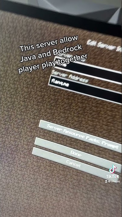 This server allow Java and bedrock player to play together #shorts # ...