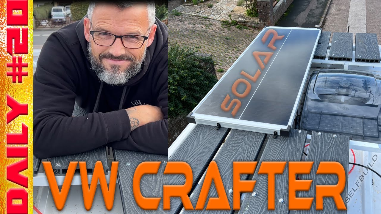 VLOG #20:INSTALLING SOLAR PANELS! #vanlife - YouTube