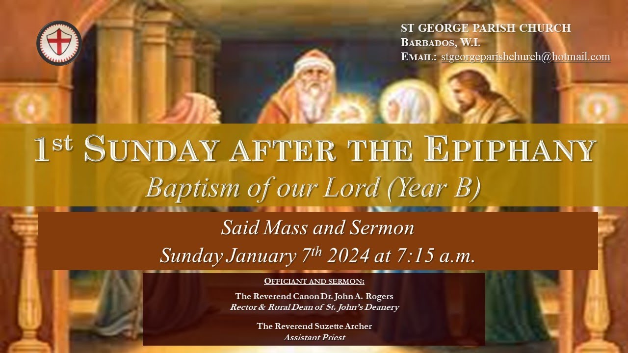 The First Sunday after the Epiphany (Year B) - YouTube