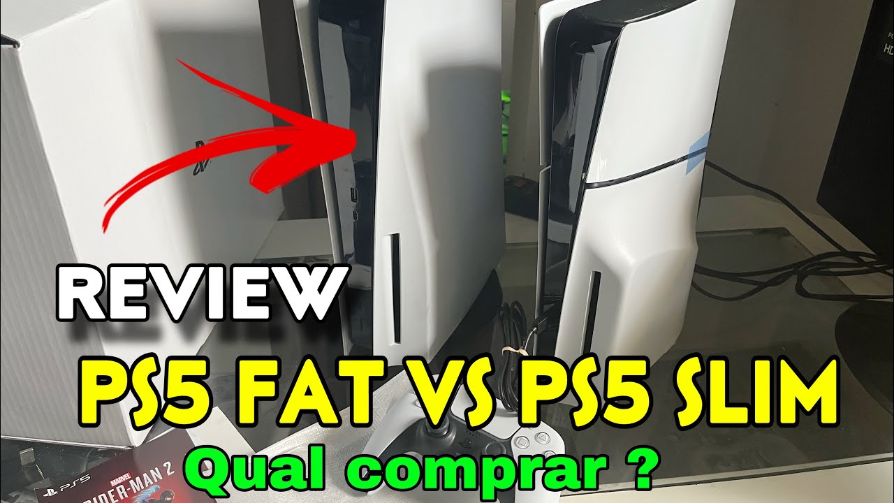 PS5 FAT vs PS5 slim qual MELHOR? REVIEW - YouTube