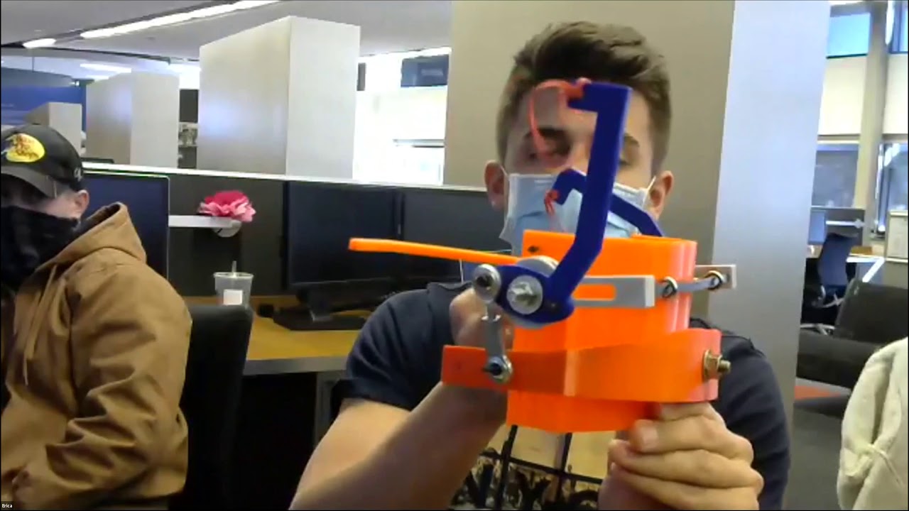 Reciprocating Gait Orthosis (RGO) Mechanism Demo - YouTube